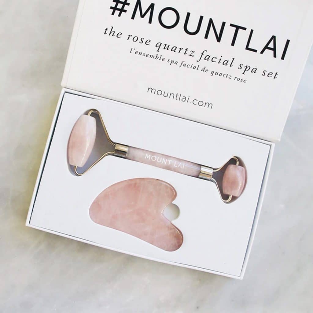 ENSEMBLE FACIAL EN QUARTZ ROSE – CLINIQUE SKINS